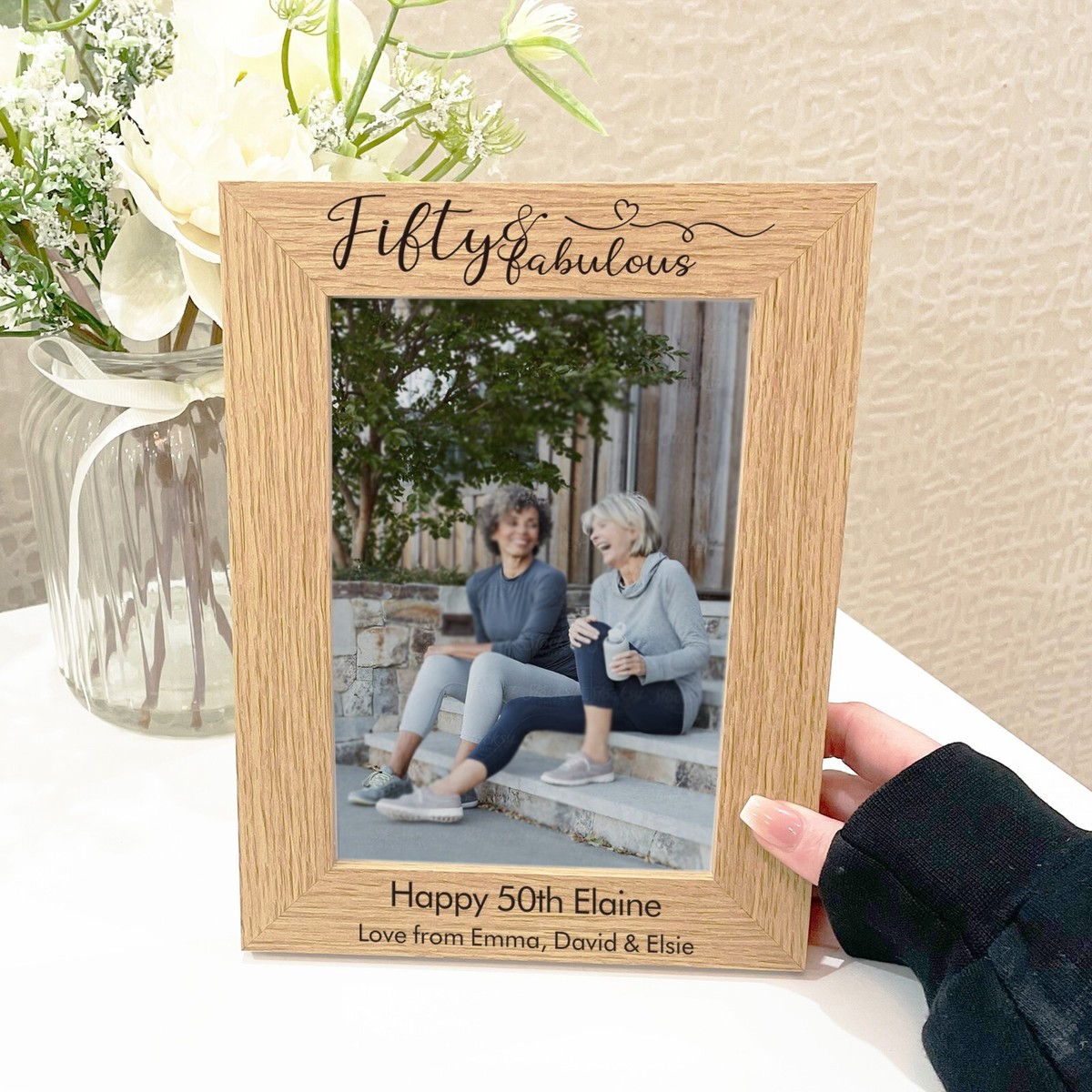 50th Birthday Frames Sjabloon Happy 50th Birthday | PosterMyWall