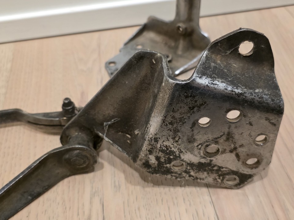 Harley Shovelhead Forward Control Shifter Mount with Shift Lever | eBay