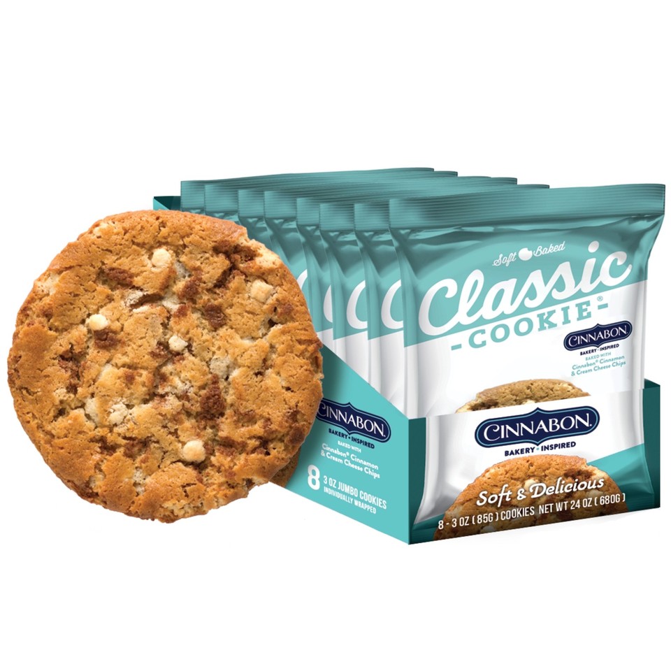 Cinnabon Soft Baked Cookies, 8 Count, 3Oz | eBay