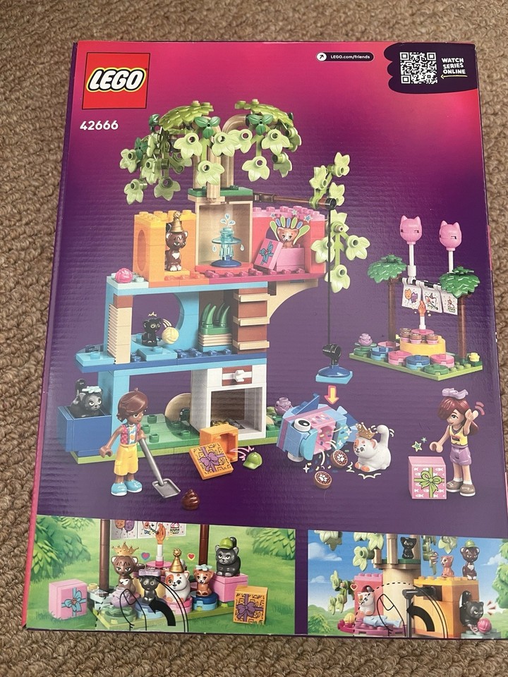LEGO Friends 42666 Cat Birthday Party Tree House Building Set | eBay UK