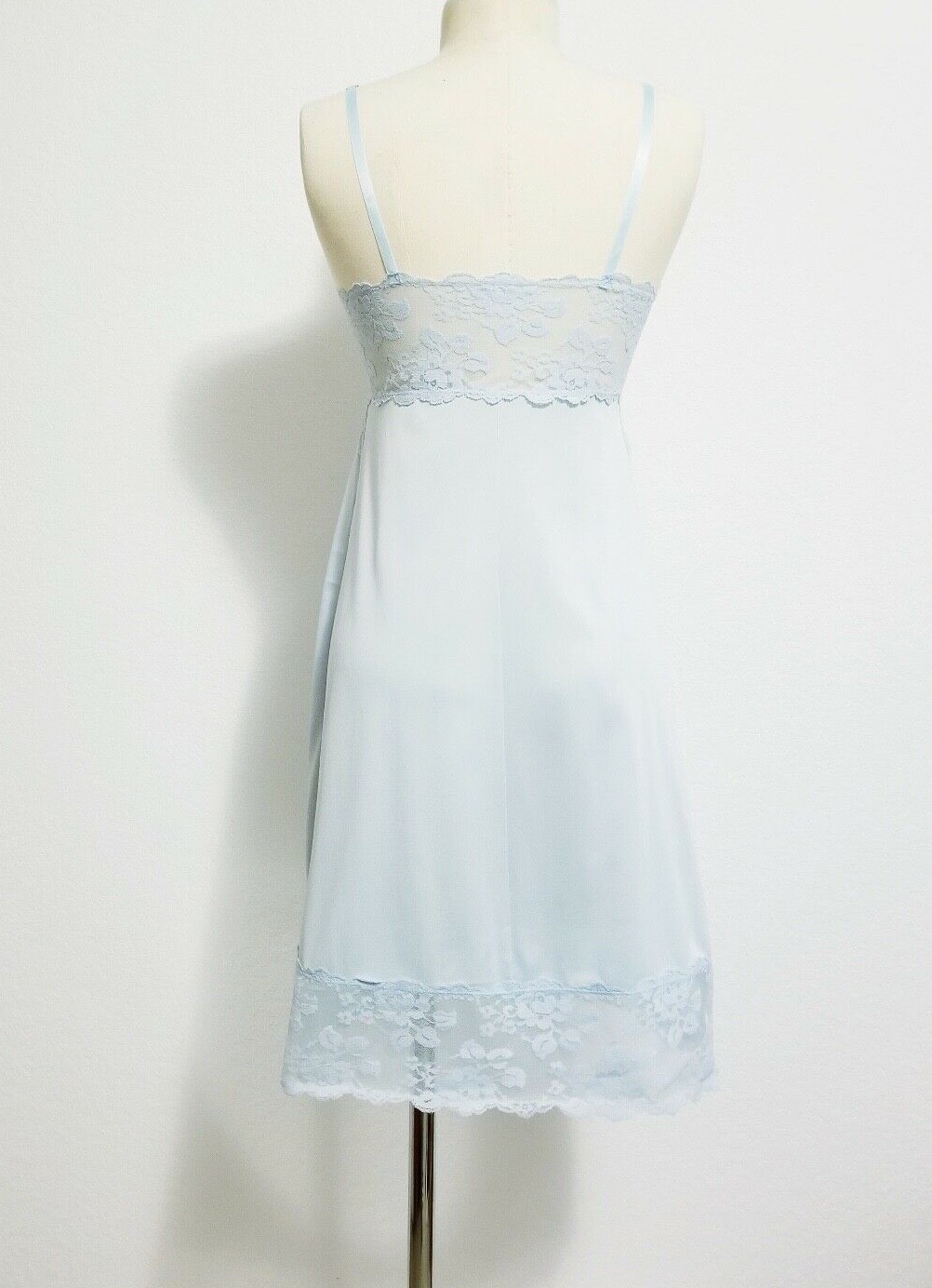Vintage 50s Henson Kickernick Pale Blue Nylon Lace Fu… - Gem