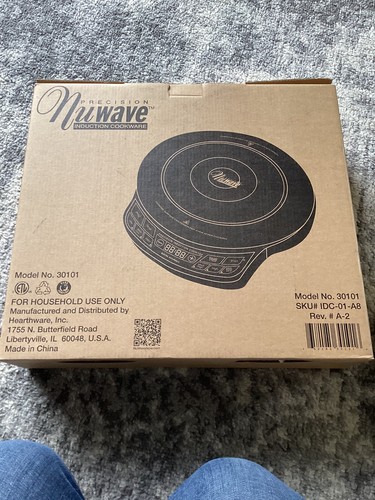 NuWave 30101 Electric Induction Cookware Cooktop 12 1/4" - New In Box ...