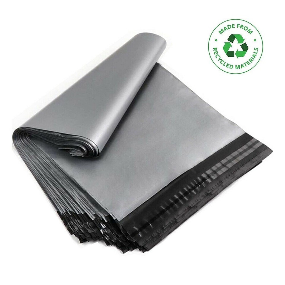 Grey Parcel Bags Postage Shipping Mailing Package Postal Plastic ...