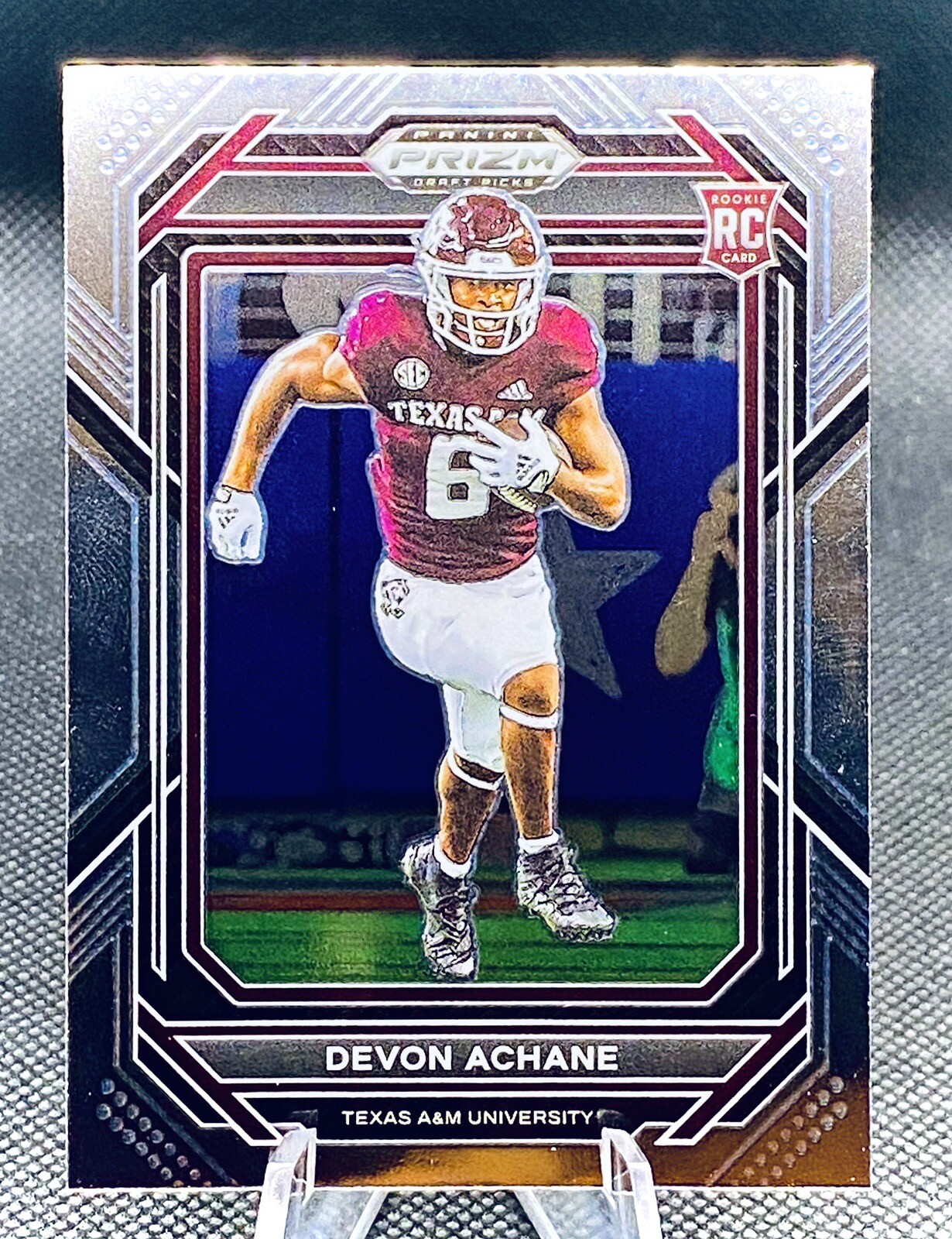 2023 Prizm Draft Picks Football 🔥Devon Achane RC #117 📈 Texas A&M ...