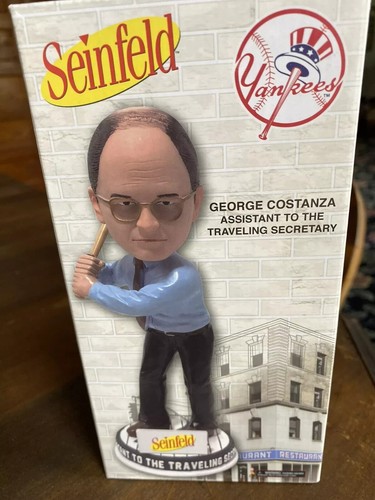 2024 NEW YORK YANKEES GEORGE COSTANZA BOBBLEHEAD SEINFELD SGA 7/5/24 IN ...