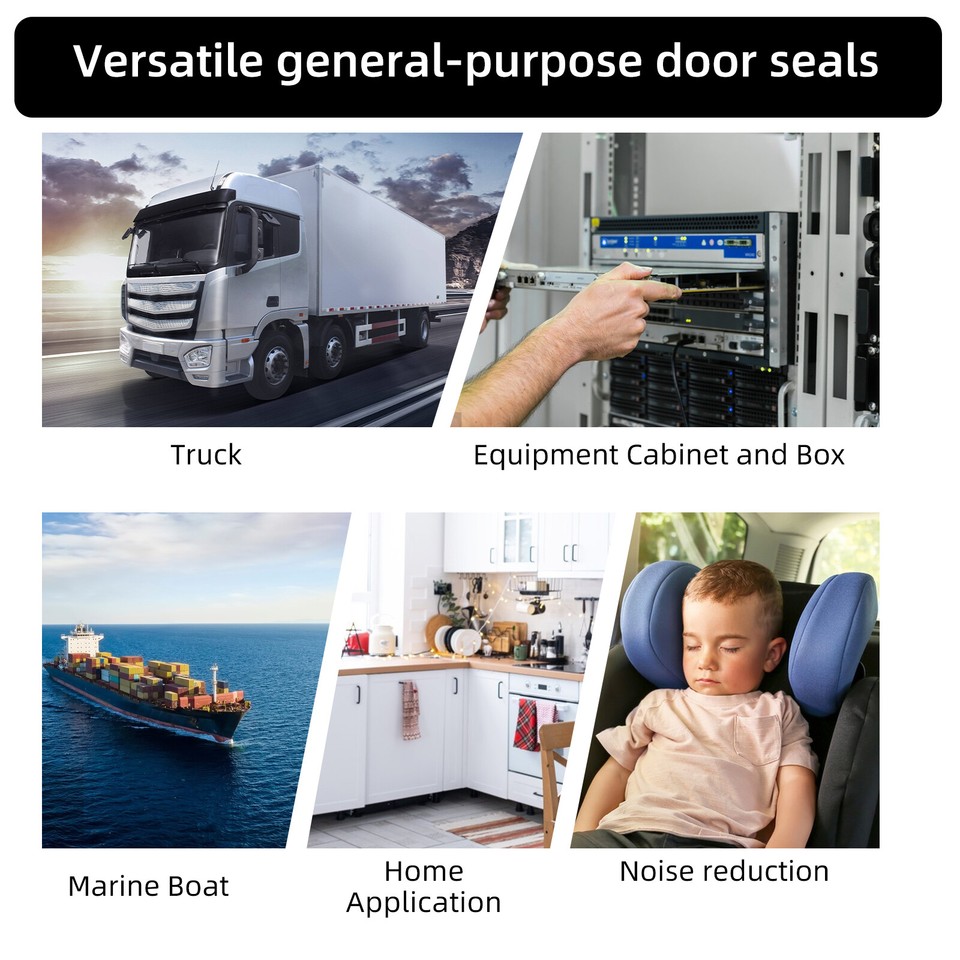 D-Shape Car Door Rubber Seal Strip Self Adhesive Auto Car Door Weather ...