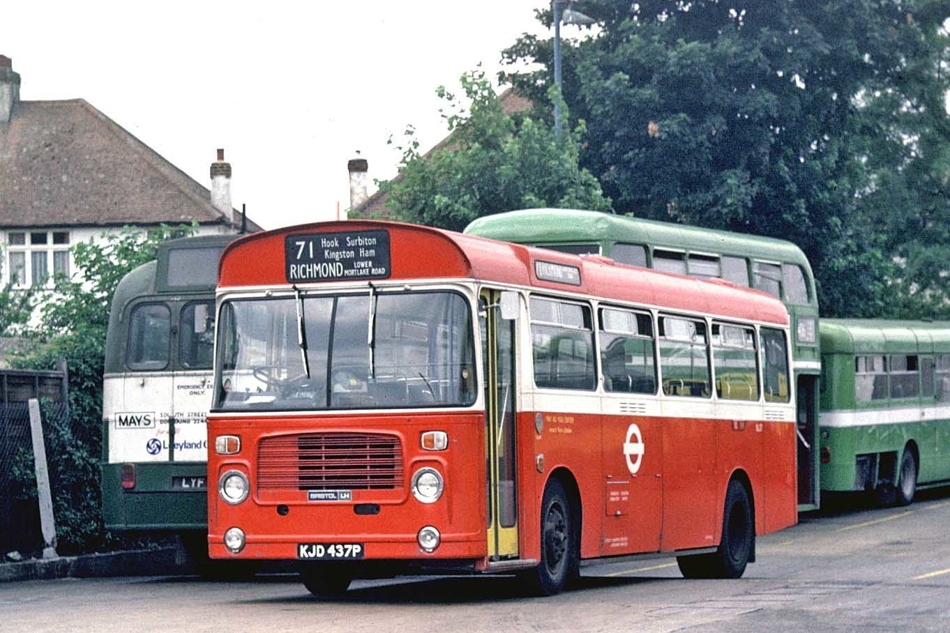 London Transport BL37 KJD437P 6x4 Bus Photo Ref L83 | eBay