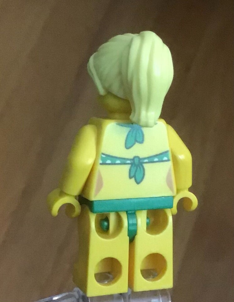 LEGO Girl Female Minifig Bikini Torso (Rare) and Legs, Blond Hair, Red ...