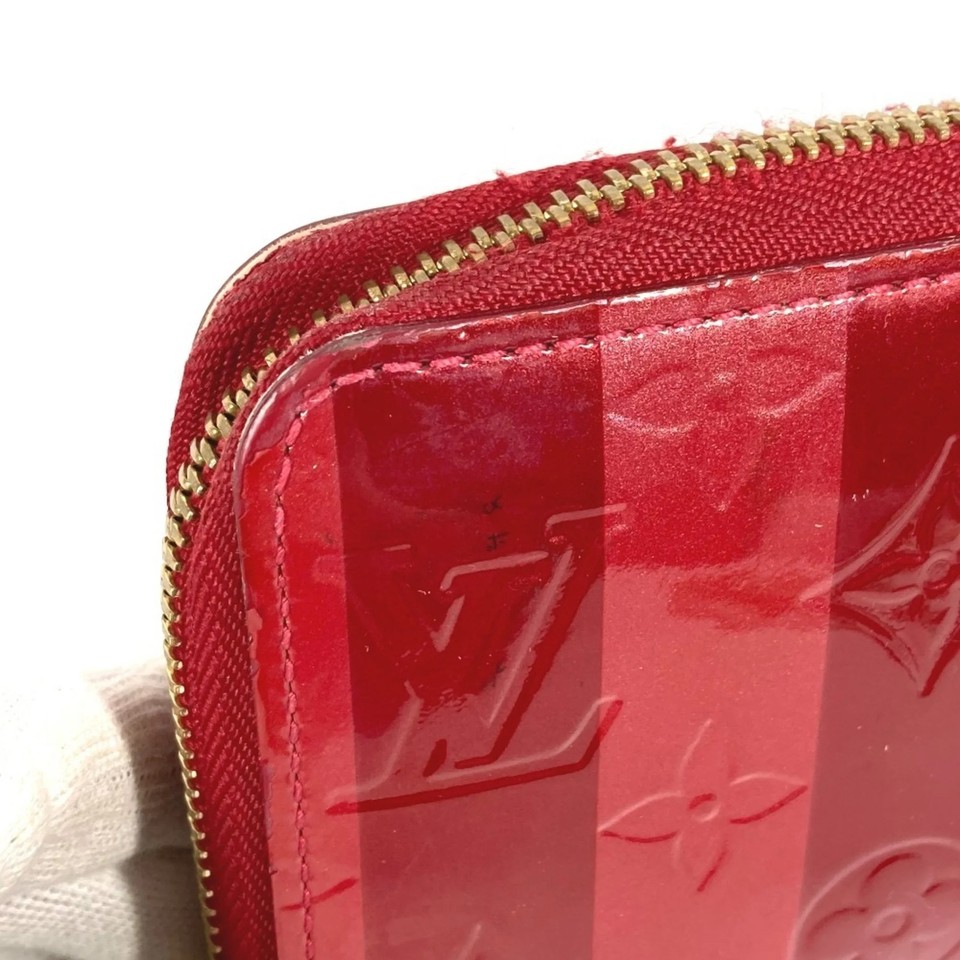 LOUIS VUITTON M91718 Monogram Rayeur Vernis Zippy Wallet, Long Wallet ...