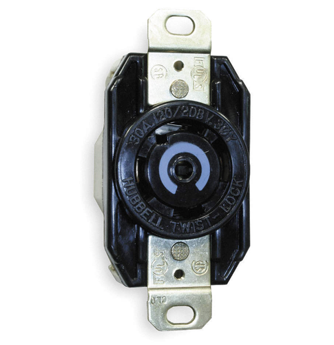 Hubbell HBL2810 Locking Receptacle 30 Amp 3 Phase 120/208v L21-30r ...