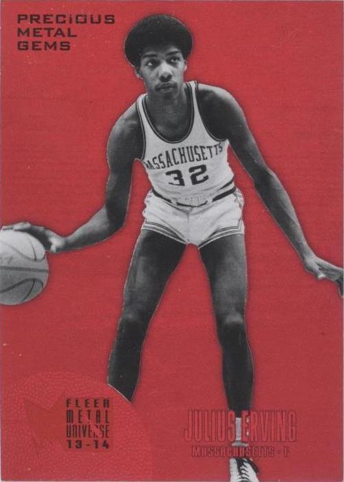 2013-14 Fleer Retro - Julius Erving #235 Fleer Metal Precious Metal Gems Red /150 for sale ...