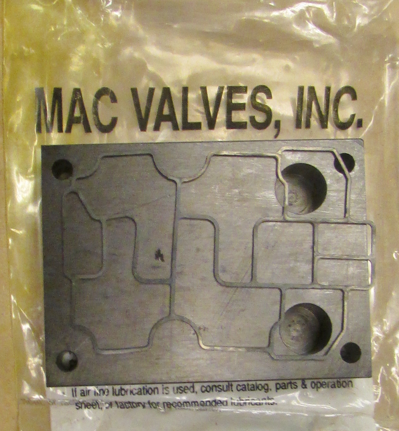 MAC VALVES M 63014 Airtech Controls 11999 Manifold Valve Cover Plate ...