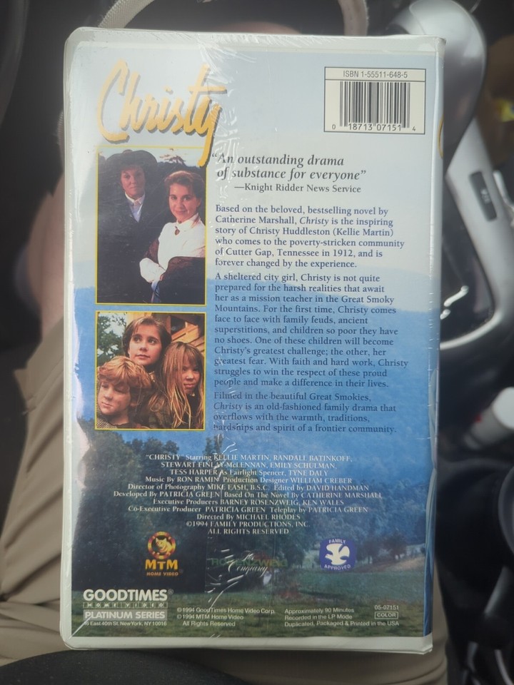Vintage 1994 Christy Movie VHS Cassette Tape Clamshell Brand New ...