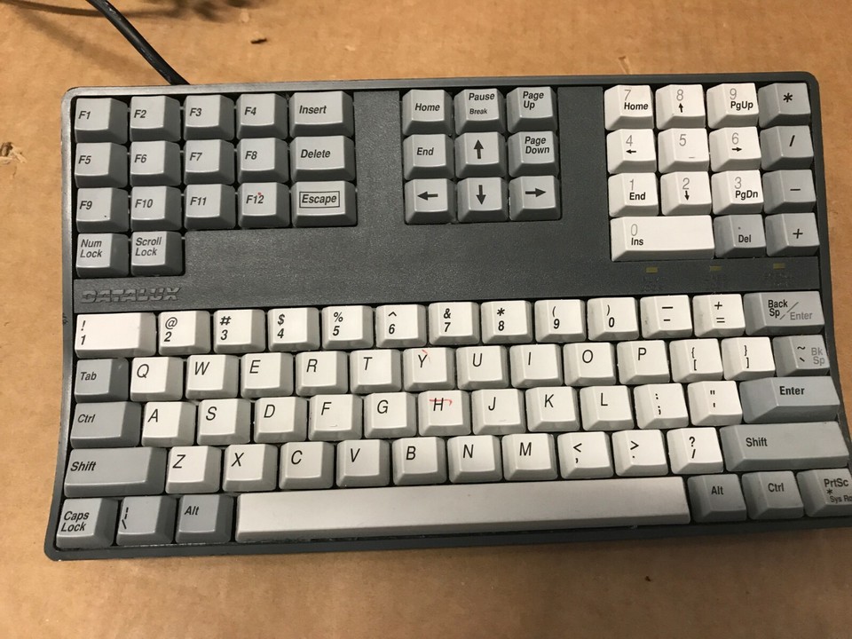 Datalux Desk PS2 SpaceSaver Keybaord (charcoal) MORUC | eBay