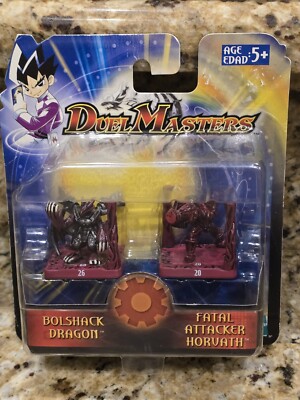Duel Master Bolshack Dragon & Fatal Attacker Horvath (2003) Hasbro ...