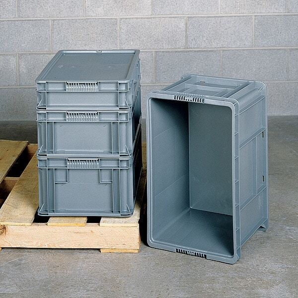 Orbis Nxo2415-9 Blue Straight Wall Stackable Storage Container, 10.6 ...