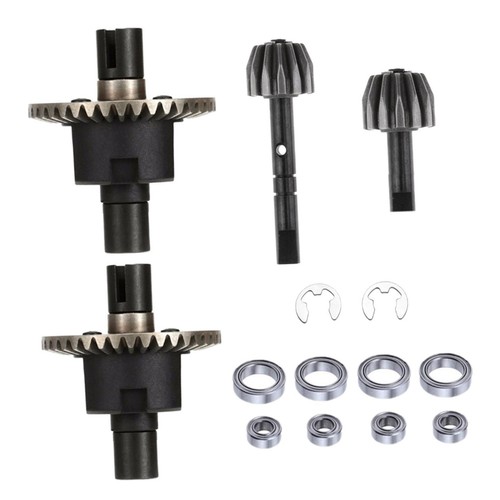 Metal Front Rear Diff Gear Complete Spare for HSP 94122 94123 94106 ...