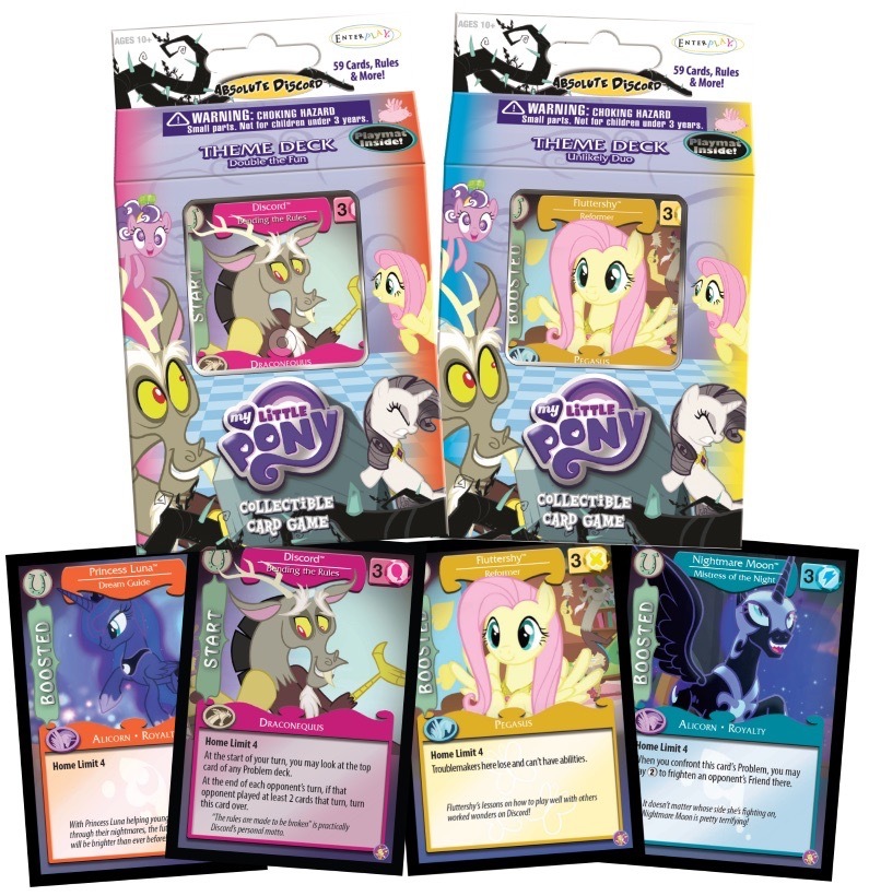 MY LITTLE PONY CCG MLP : ABSOLUTE DISCORD THEME DECK BOX - 8 DECKS NEW ...