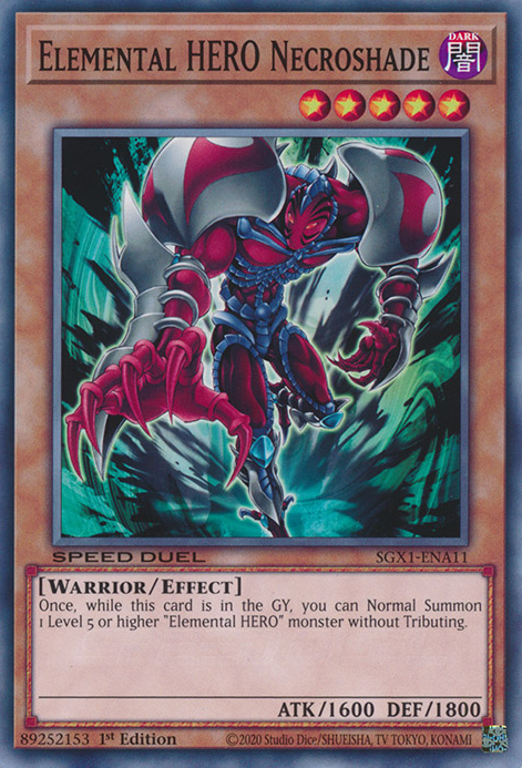 Heroi Elemental Xama Necroide Elemental HERO Necroid Shaman Speed