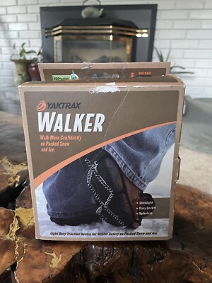 Yaktrax Traction Walker for Walking on Snow and Ice - Size Large | eBay