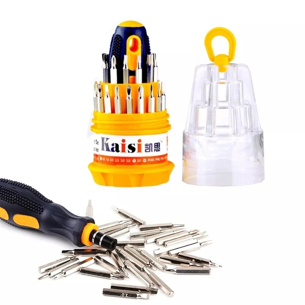 Small Screwdriver Set Magnetic 31 In 1 Mini Repair Tool Kit For Iphone ...