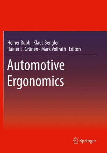 Automotive Ergonomics by Klaus Bengler (2022, Trade Paperback) for sale online | eBay