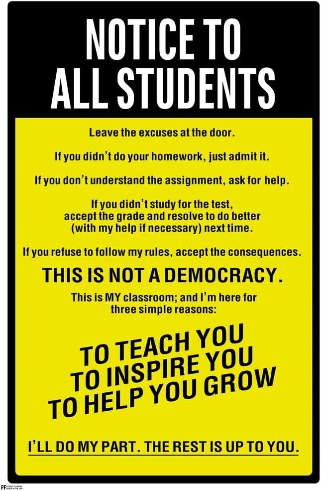 High School Classroom Rules And Consequences