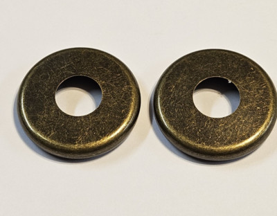 SET OF 2 ANTIQUE FINISH 1" CHECK RINGS LAMP PART NEW 54758J | eBay