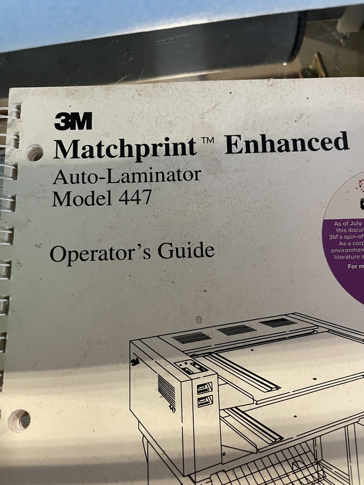 3M 447 Matchprint Enhanced Auto-Laminator | eBay