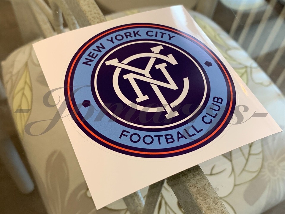 New York City FC Soccer Team Logo MLS Sticker Decal #NYCFC waterproof 2 ...