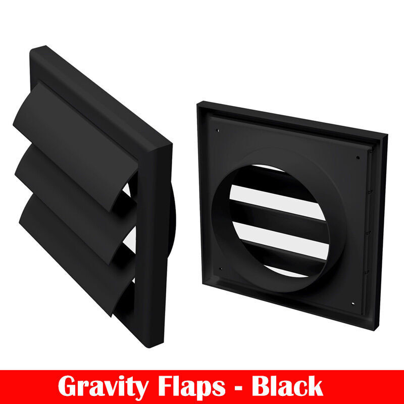 4" 100mm Universal Round Cooker Hood Extraction Vent Duct Pipe Fan ...