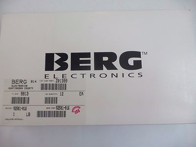 Berg Electronics Connector Qty 12 - 9913 [Device:92501-016, Cust. Part ...