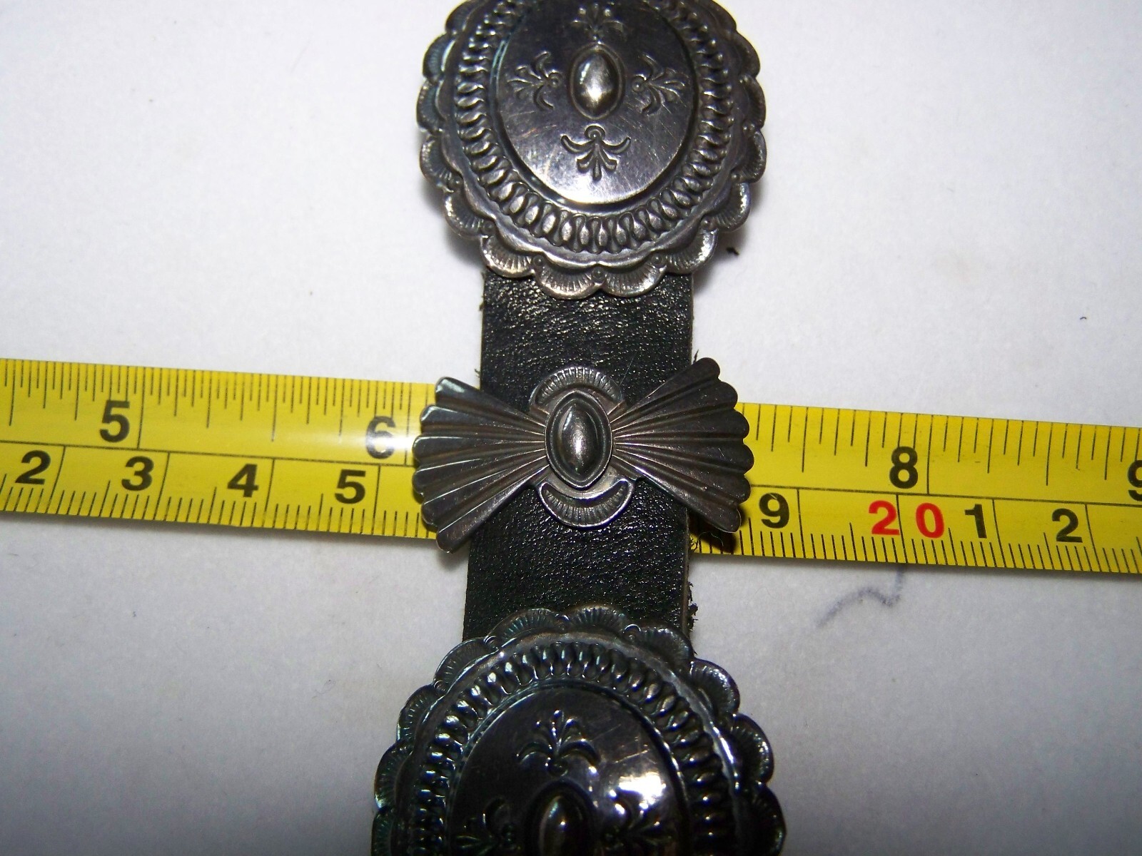 Vintage Navajo SUNSHINE REEVES Sterling Silver Native American Concho ...