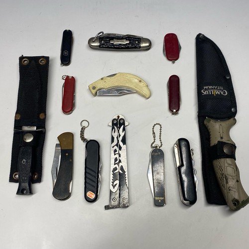 Lot Of 13 Assorted Pocket Knives Folding Blade Other Knives Mixed Condition | eBay
