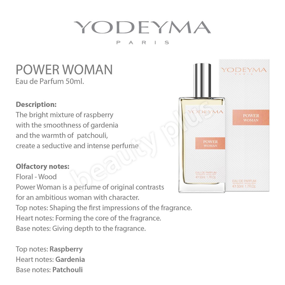 Yodeyma ~POWER WOMAN~Paris Perfume Eau De Parfum Women Authentic 15ml ...