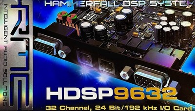 RME Hammerfall HDSP 9632 32-Channel PCI Audio Interface CIB Complete In ...