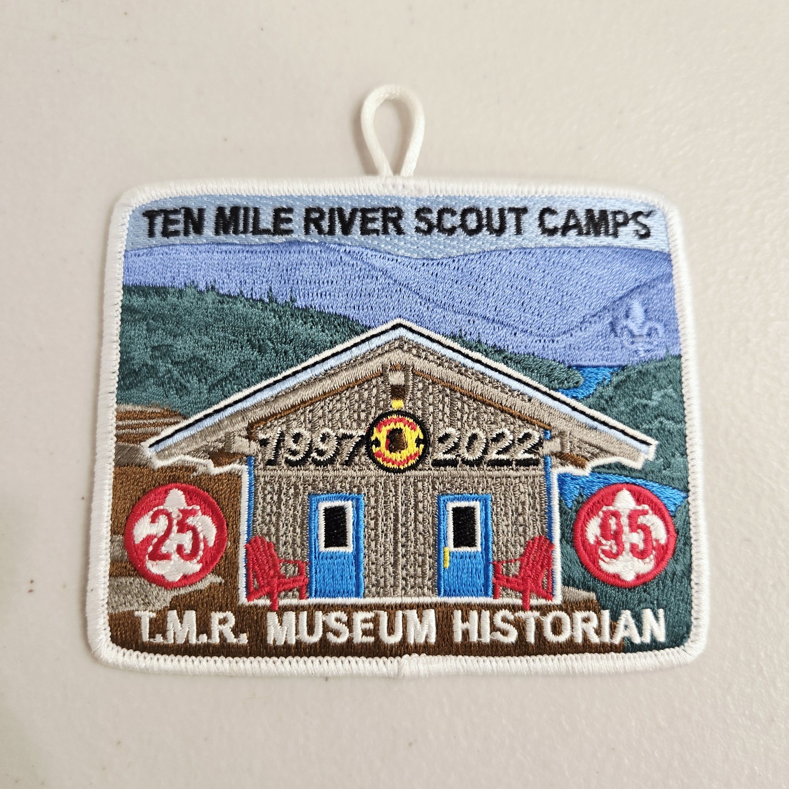 Ten Mile River Scout Camps Patch LMR Museum Historian Signed Ira Nagel ...