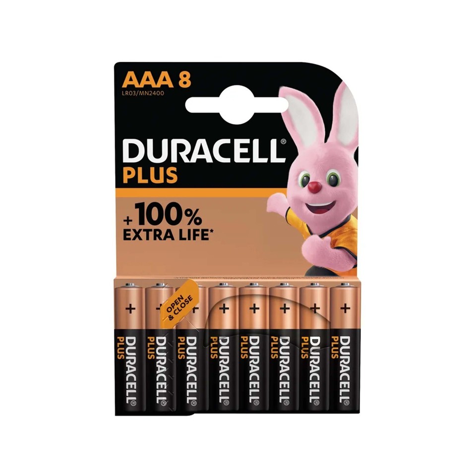 Duracell AA AAA Batteries Plus Power Boost Battery Alkaline LR03, LR6 ...