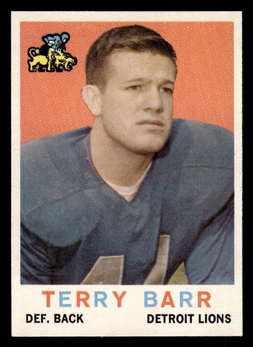 1959 Topps Football #14 Terry Barr NM *e6 | eBay