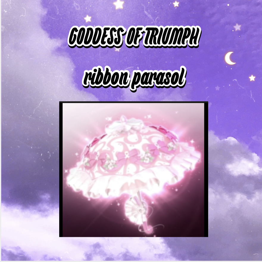 Goddess of Triumph Set & Parts - Royale High Virtual Items Roblox Rare ...