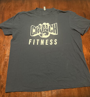Crunch Fitness T Shirt Mens Size 3XL No Judgement Crew Neck Short ...