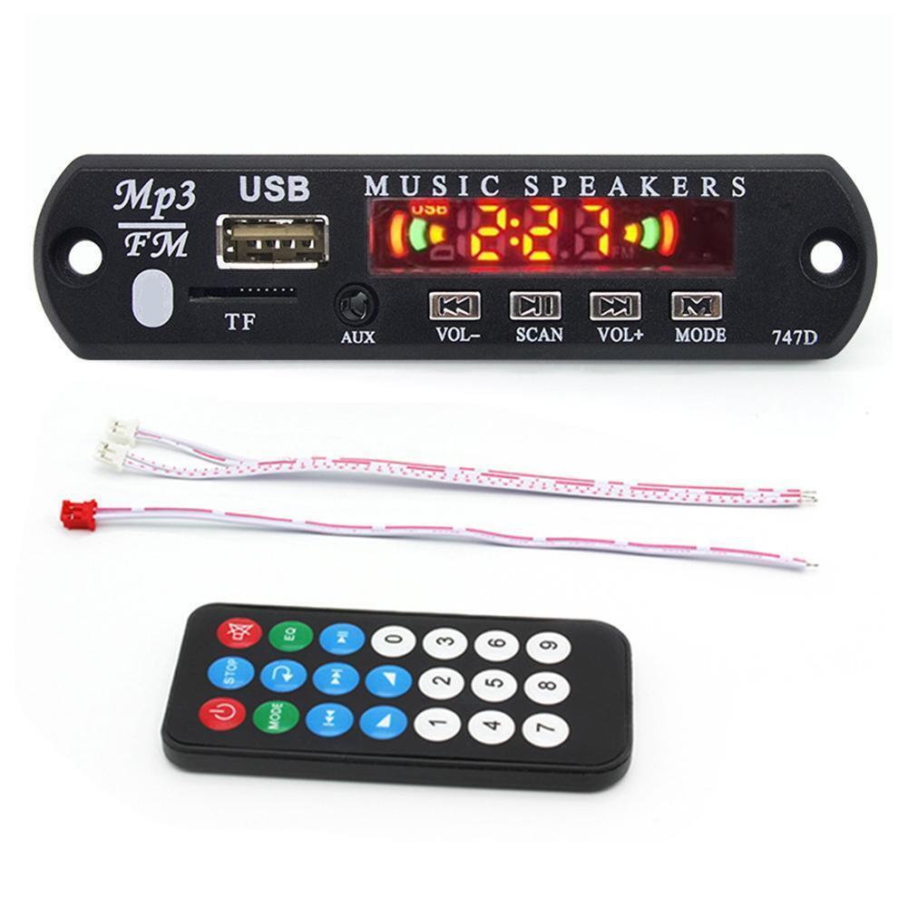 Wireless Decoder Bluetooth 3.0 MP3 WMA Audio Board FM USB Radio 5V AUX ...