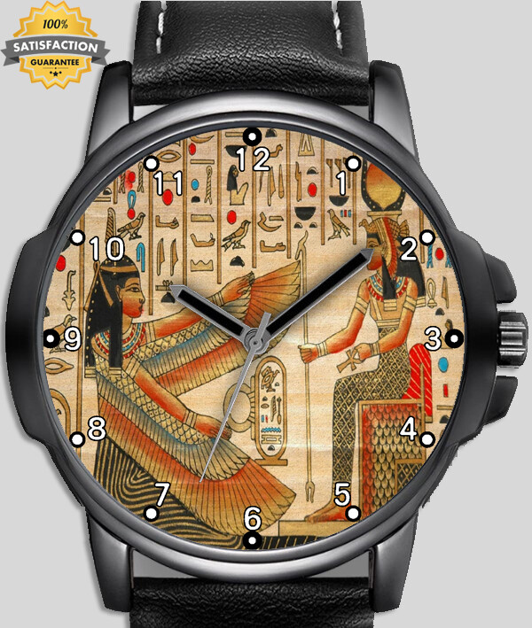 Egyptian Ancient Egypt Pharaoh Kings Vintage Art Unique Wrist Watch ...