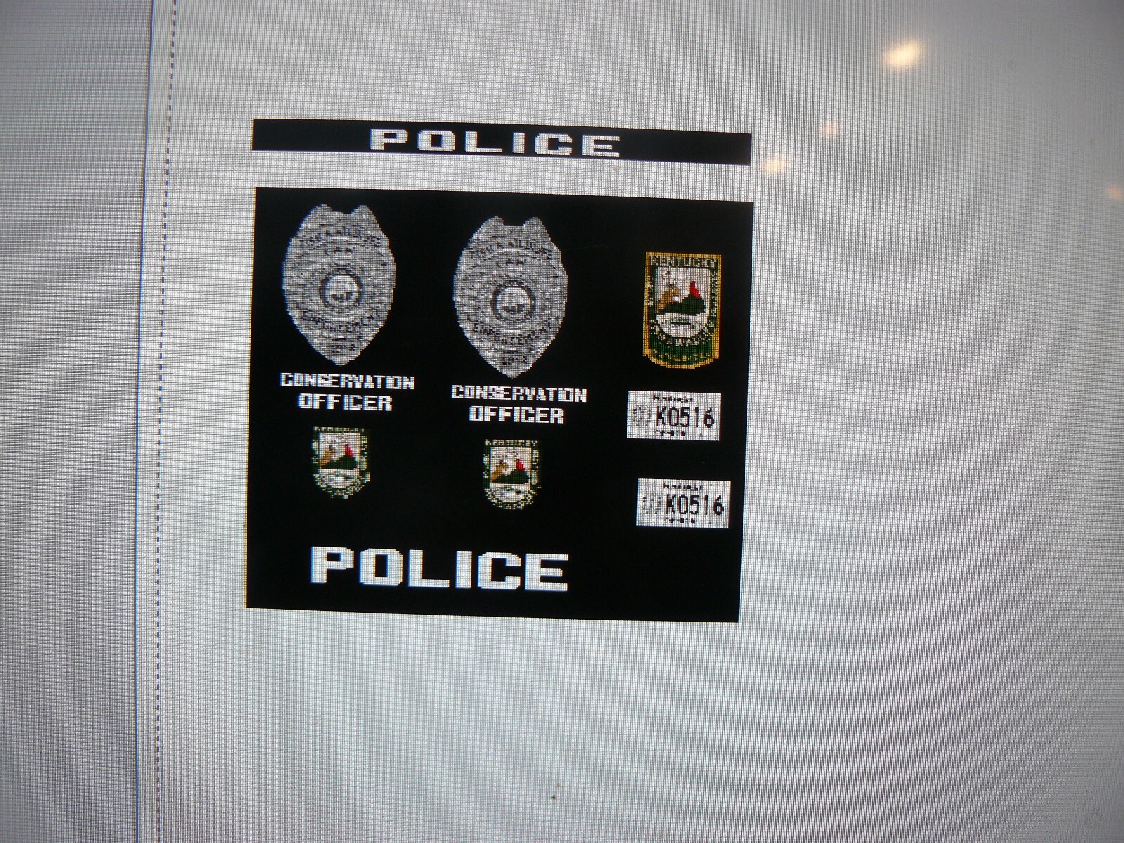 Kentucky Game Warden/Conservation Officer Pick UP Decals 1:24 | eBay