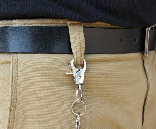 Stainless 21' in Long Chain Key Ring Replacement for Biker Bifold ...