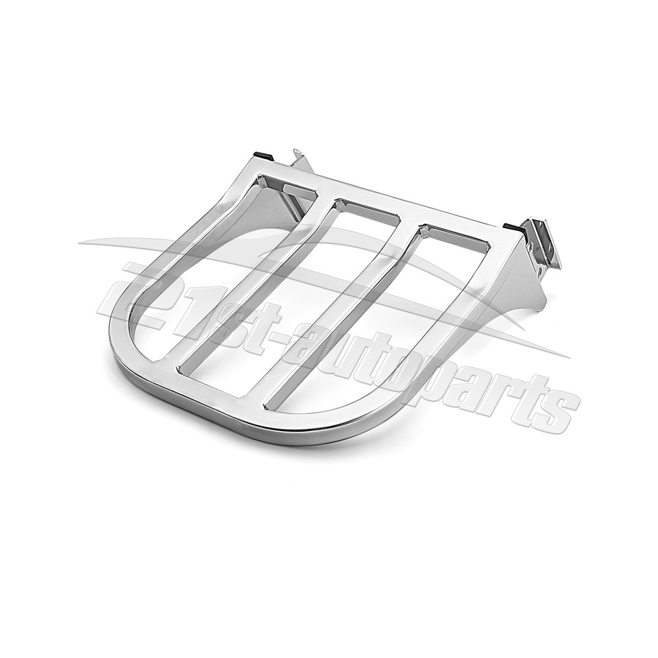Detachable Rear Backrest Luggage Rack For Harley Heritage Softail Dyna ...