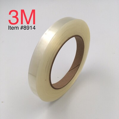 3M™ 8914 Edge Sealer Tape 1/2in X 150ft 2 mil Clear Overlaminate Vinyl ...