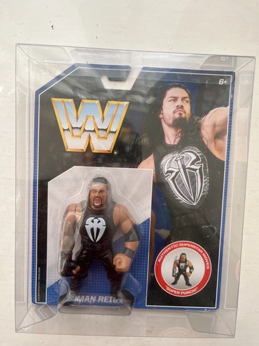BNIB WWE MATTEL RETRO SERIES 1 ROMAN REIGNS WRESTLING ACTION FIGURE ...