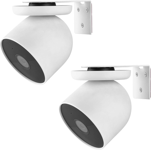 2Pack Adhesive Metal Wall Mount Bracket Compatible with Google Nest Cam ...