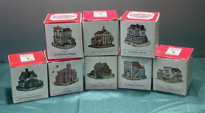 Liberty Falls Americana Collection Lot of 8 Houses + Original Boxes | eBay